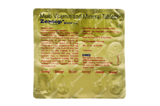 Zentop Tablet 15 - Uses, Side Effects, Dosage, Price | Truemeds