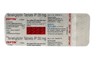 Zeptin 20 Mg Tablet 10 - Uses, Side Effects, Dosage, Price | Truemeds