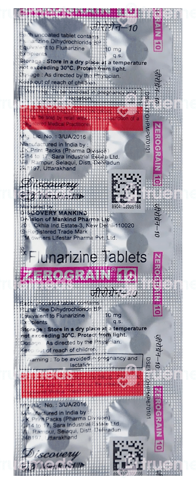 Flunarizine | Uses, Side Effects & Medicines | Truemeds