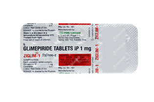 Ziglim 1 Mg Tablet 10 - Uses, Side Effects, Dosage, Price | Truemeds