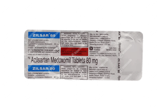 Zilsar 80 MG | Order Zilsar 80 MG Tablet Online at Truemeds