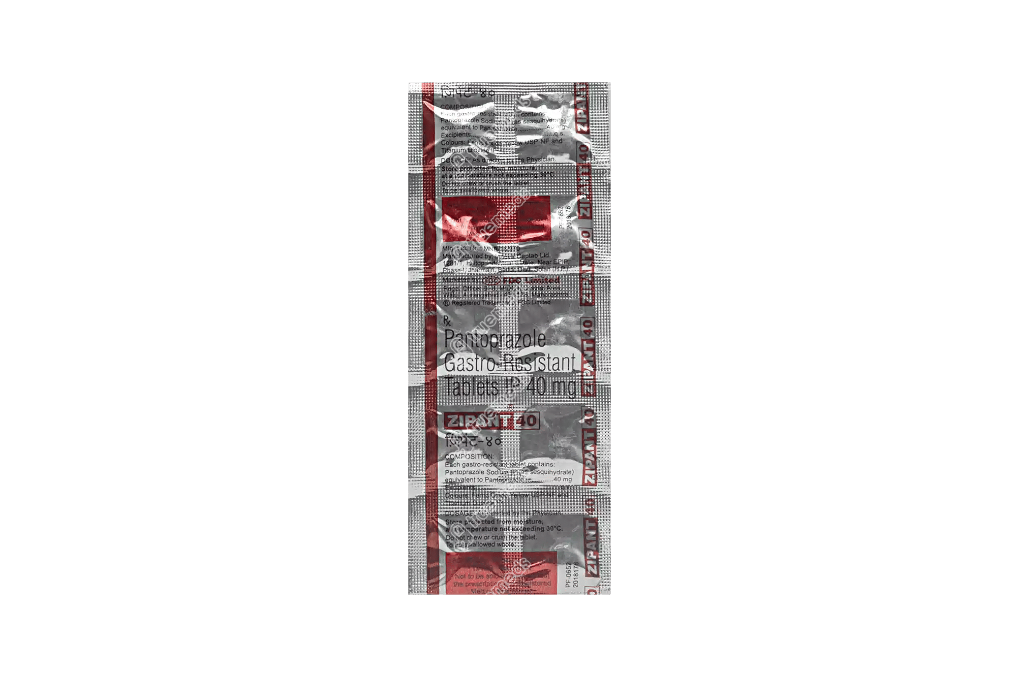 Zipant 40 Tablet 10: Uses, Side Effects, Price & Substitutes