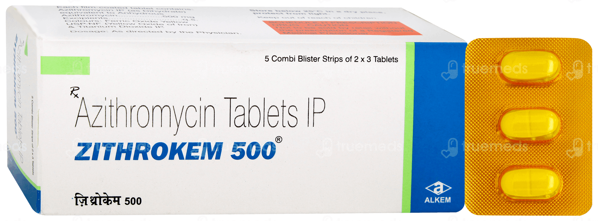 Zithrokem 500 Tablet – Respiratory & Skin Infection Care