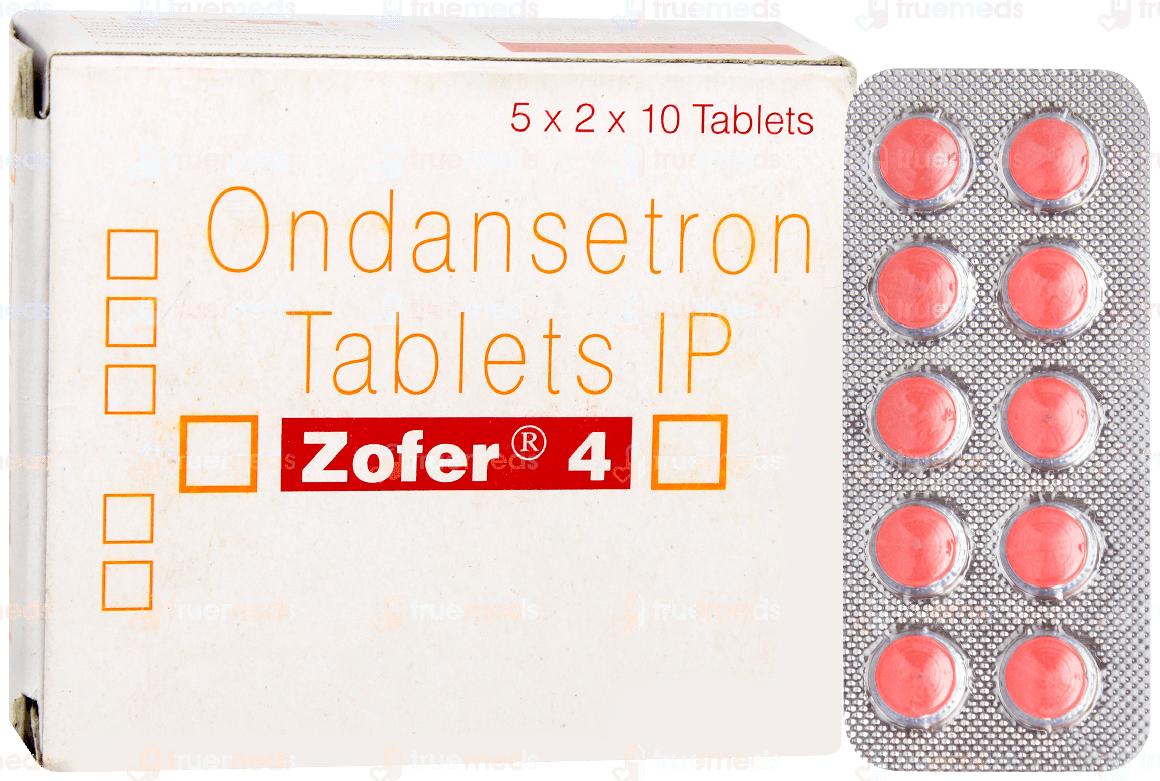 Zofer 4 Mg Tablet 10 - Uses, Side Effects, Dosage, Price | Truemeds