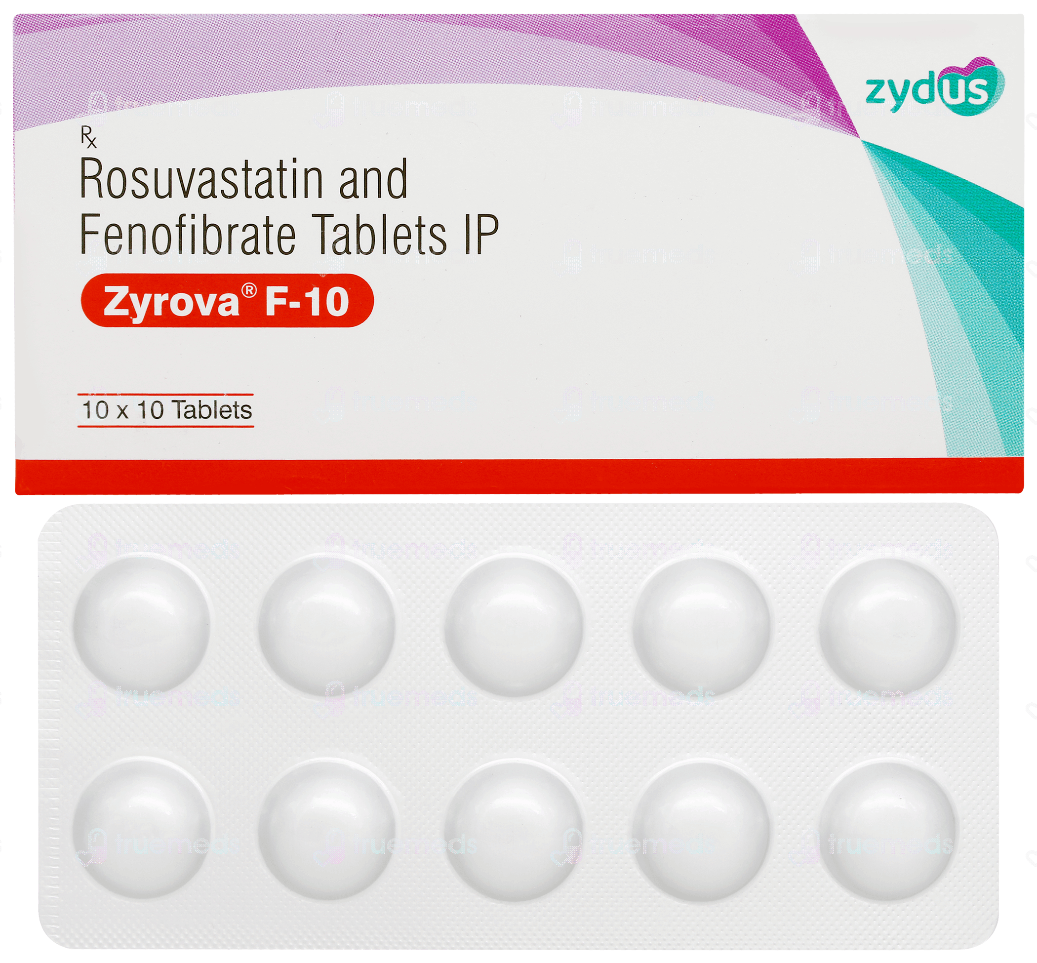 Zyrova F 10 Tablet 10: Uses, Side Effects, Price & Substitutes