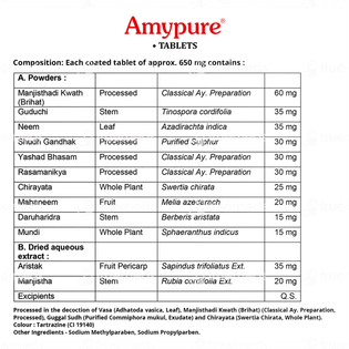 Amypure Tablet 100 - Uses, Side Effects, Dosage, Price | Truemeds