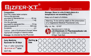 Bizfer Xt | Order Bizfer Xt Tablet Online at Truemeds