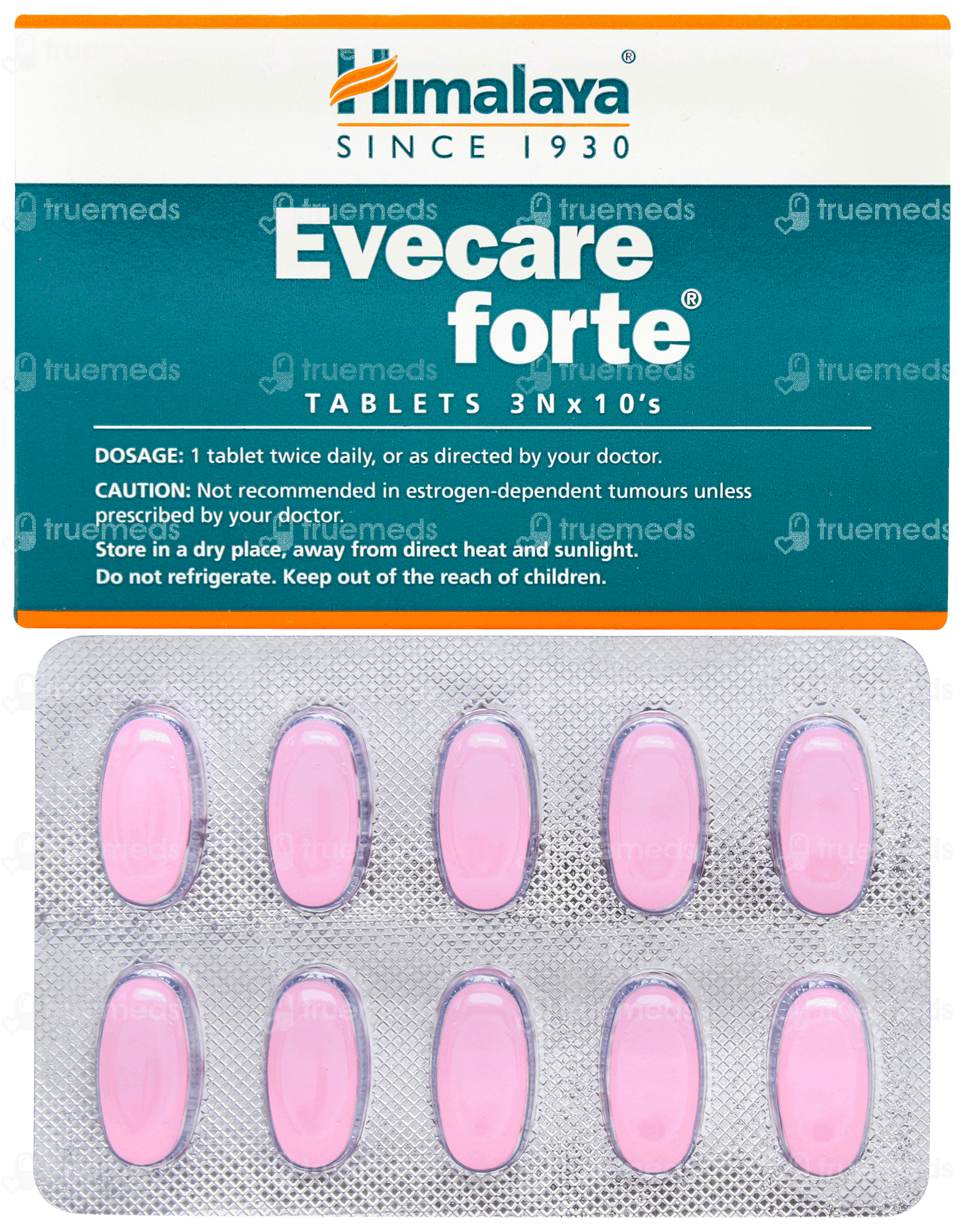 Evecare Forte Tablet - Uses, Side Effects, Dosage, Price | Truemeds