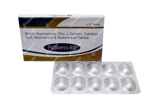 Foliera Bt Tablet 10 - Uses, Side Effects, Dosage, Price | Truemeds