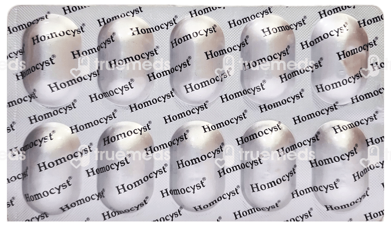 Homocyst Tablet 10 - Uses, Side Effects, Dosage, Price | Truemeds