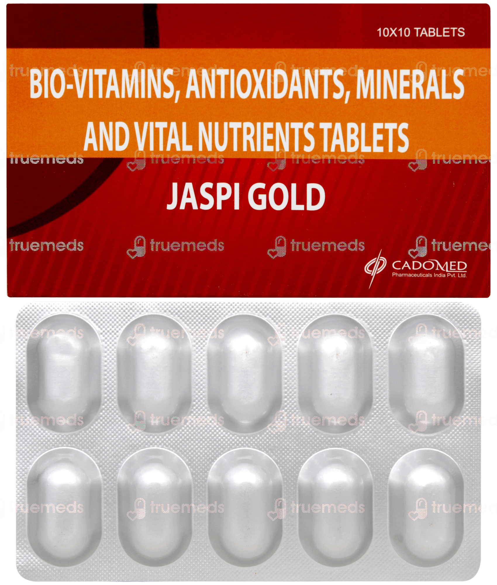 Jaspi Gold Tablet 10 - Uses, Side Effects, Dosage, Price | Truemeds