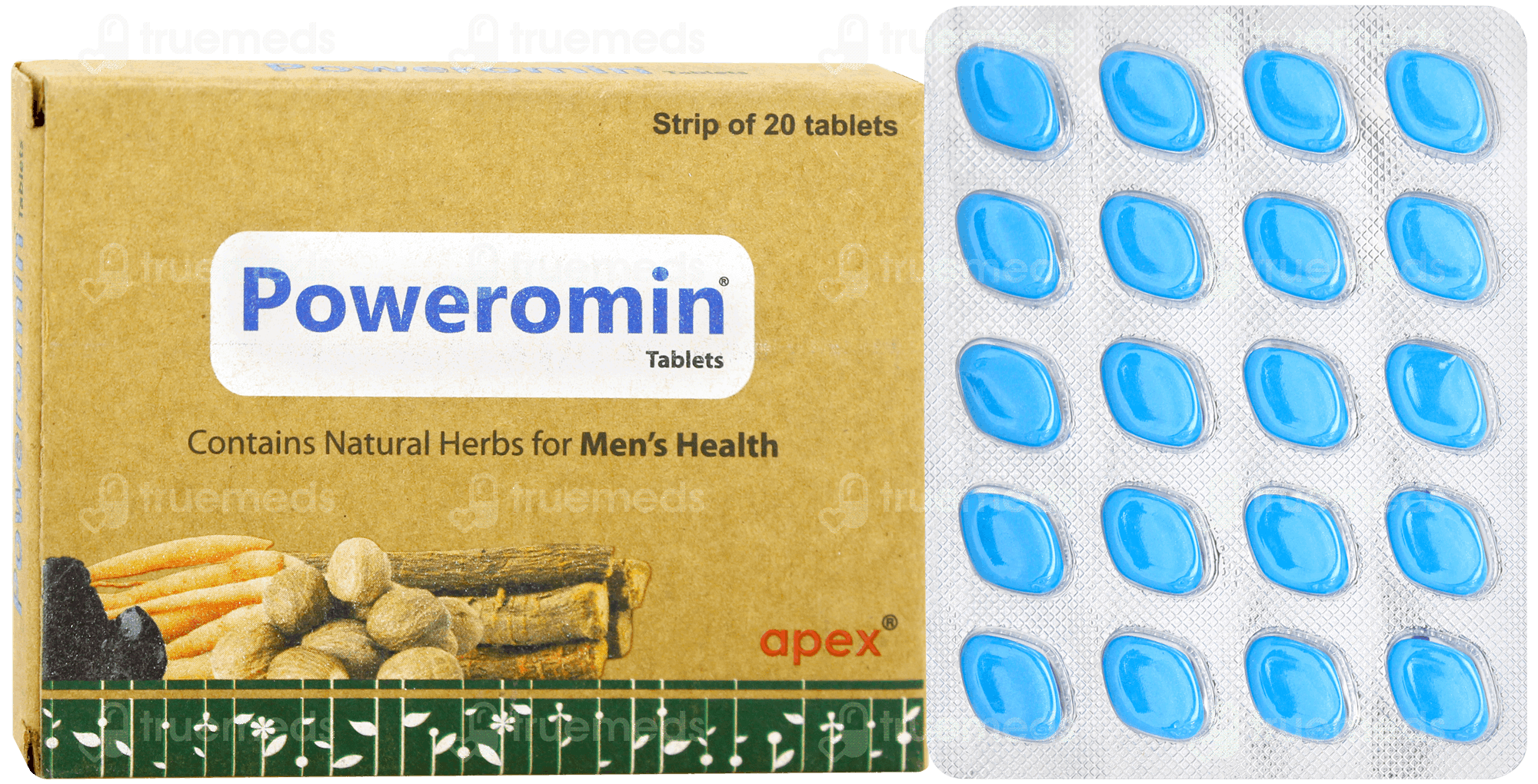 Poweromin Tablet 20 - Uses, Side Effects, Dosage, Price | Truemeds