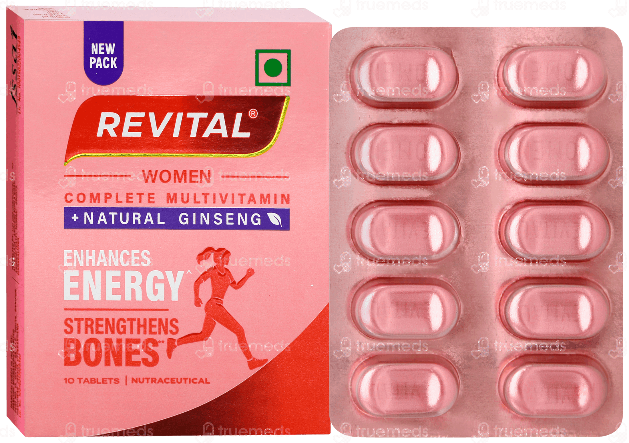 Revital Woman Tablet 10 - Uses, Side Effects, Dosage, Price | Truemeds