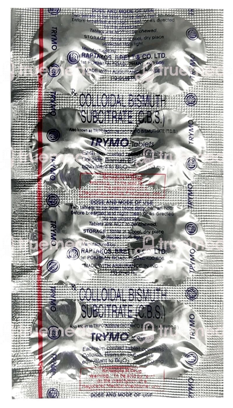 Trymo Tablet 8 - Uses, Side Effects, Dosage, Price | Truemeds