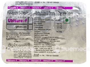 Ubisure F Tablet 10 - Uses, Side Effects, Dosage, Price | Truemeds