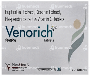 Venorich Tablet 7 - Uses, Side Effects, Dosage, Price | Truemeds