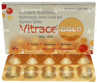 Vitrace Gold Tablet 10 - Uses, Side Effects, Dosage, Price | Truemeds