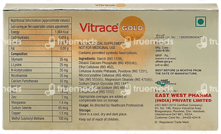 Vitrace Gold Tablet 10 - Uses, Side Effects, Dosage, Price | Truemeds