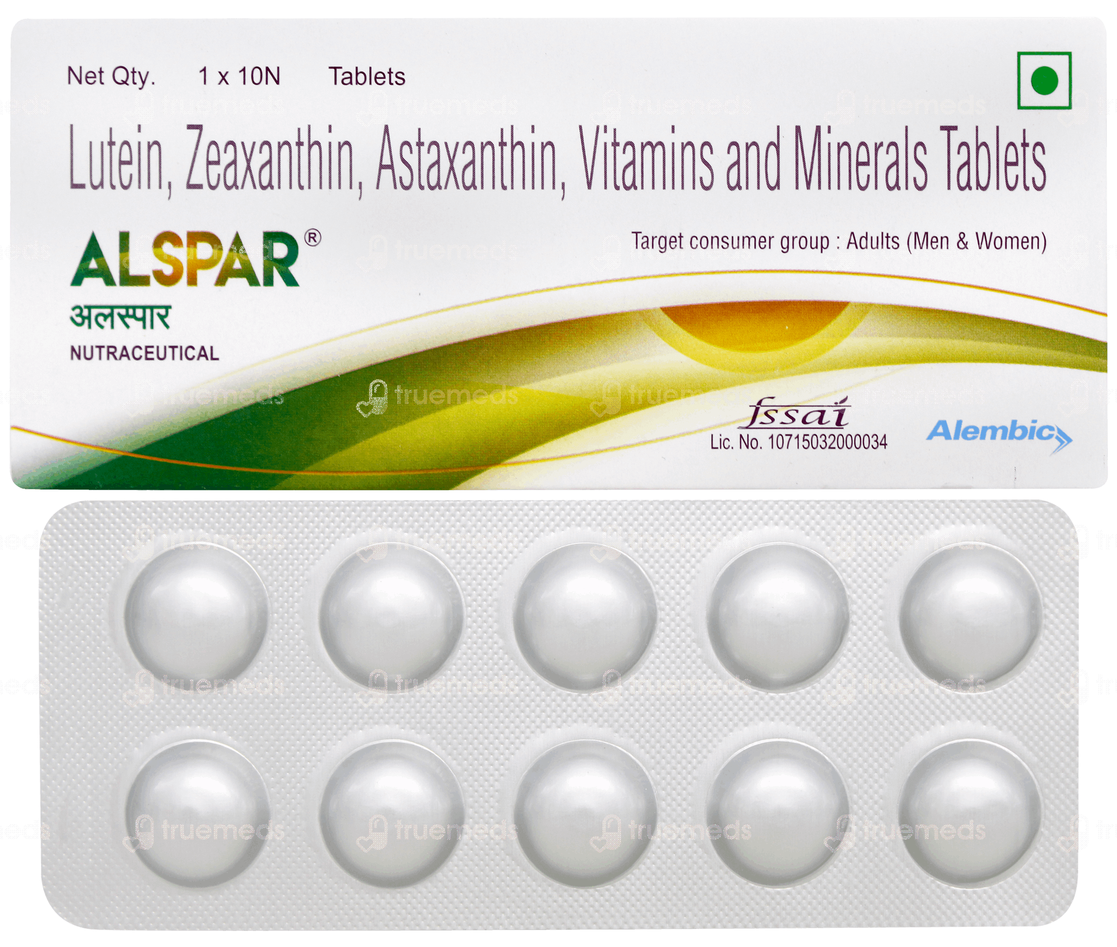 Alspar 10 Mg Tablet 10 - Uses, Side Effects, Dosage, Price | Truemeds