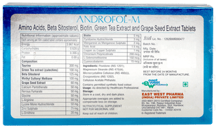 Androfol M Tablet 10 - Uses, Side Effects, Dosage, Price | Truemeds