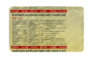 B 29 Gold Tablet 10 - Uses, Side Effects, Dosage, Price | Truemeds