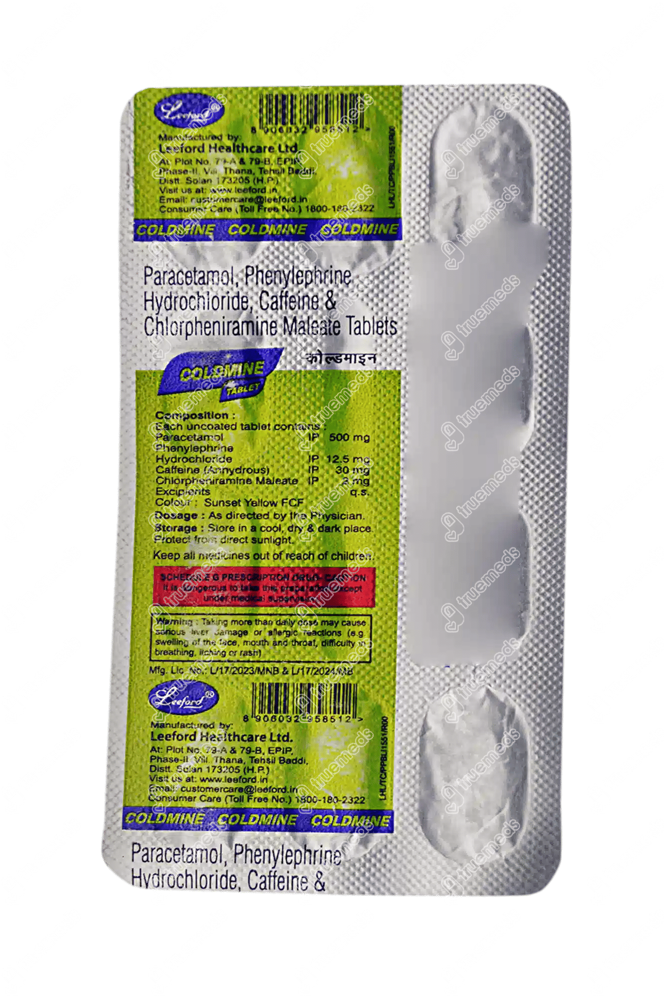 Coldmine | Order Coldmine Tablet Online at Truemeds