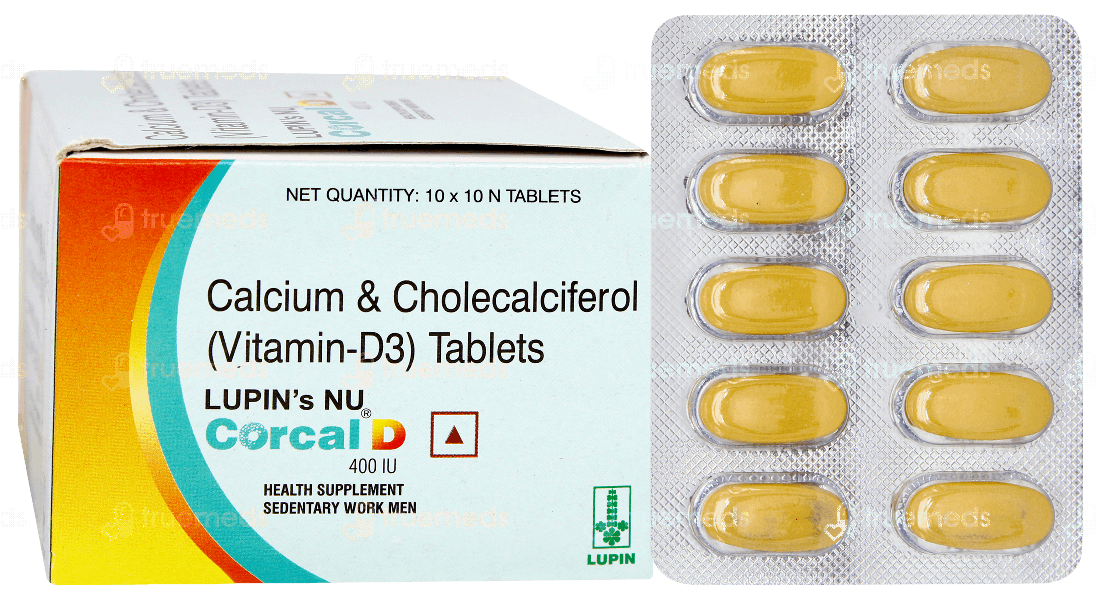 Nu Corcal D 400 Iu Tablet 10 - Uses, Side Effects, Dosage, Price | Truemeds