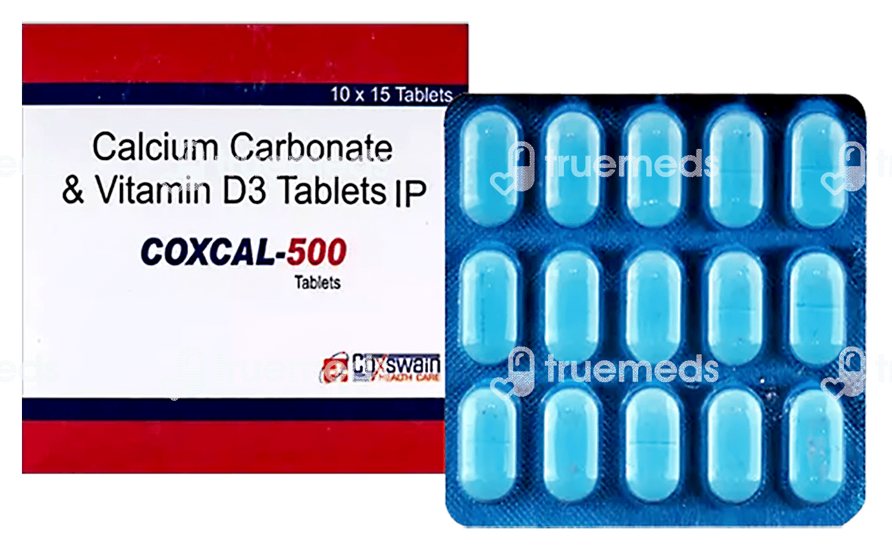 Coxcal 500 Mg Tablet 15 - Uses, Side Effects, Dosage, Price | Truemeds