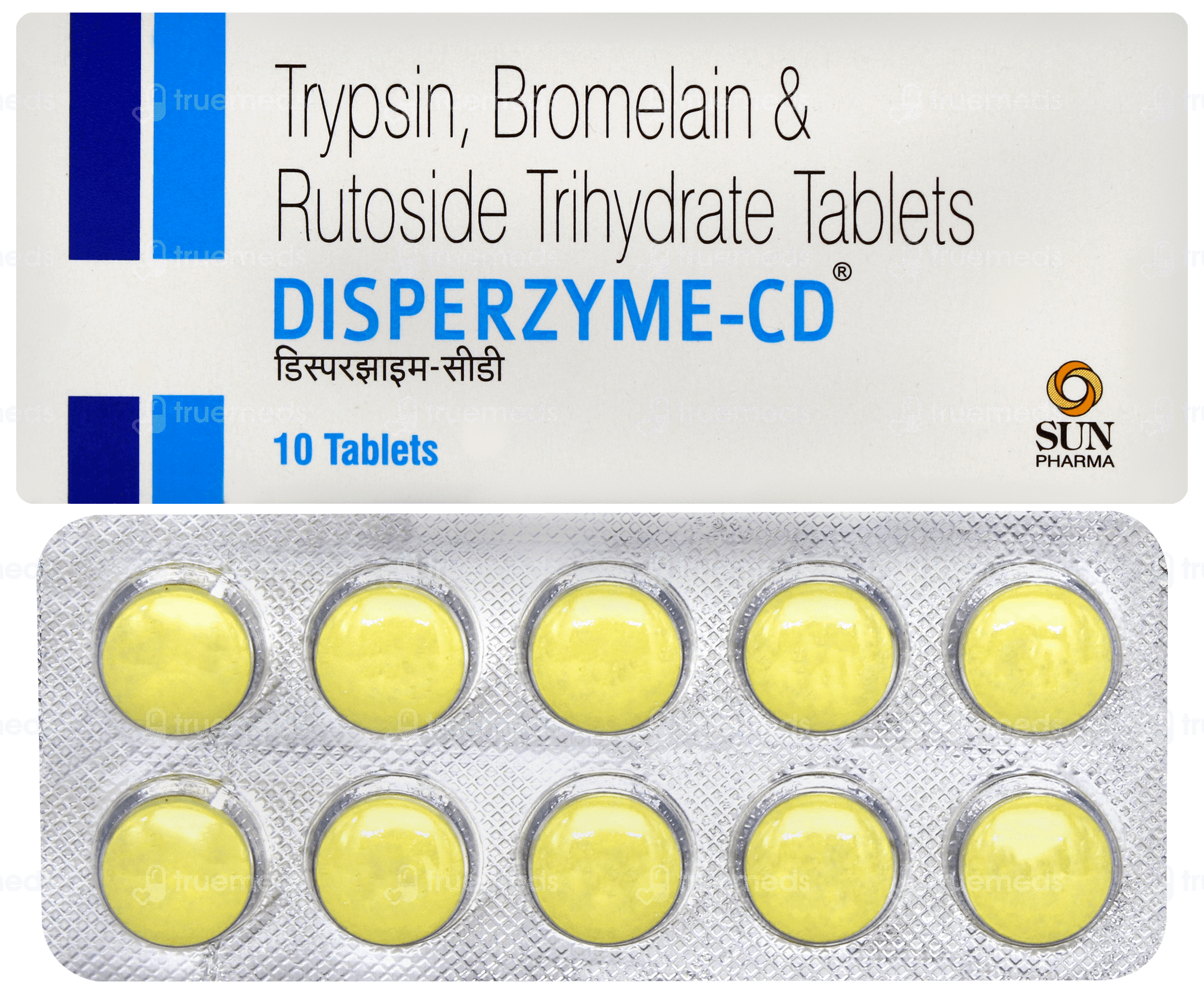 Disperzyme Cd Tablet 10 - Uses, Side Effects, Dosage, Price | Truemeds