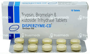Disperzyme Cd Tablet 10 - Uses, Side Effects, Dosage, Price | Truemeds