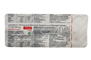 Ferronomic Tablet 10 - Uses, Side Effects, Dosage, Price | Truemeds