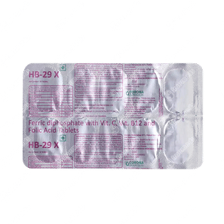Hb 29 X Tablet | Order HB 29 X Tablet 10 Online at Truemeds