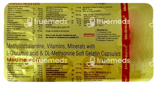 Medineuron Softgel Capsule 10 - Uses, Side Effects, Dosage, Price ...
