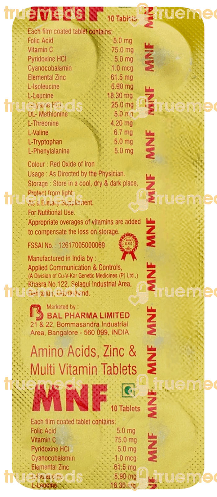 Mnf Tablet 10 - Uses, Side Effects, Dosage, Price | Truemeds