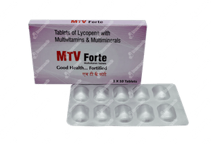 Mtv Forte Tablet 10 - Uses, Side Effects, Dosage, Price | Truemeds