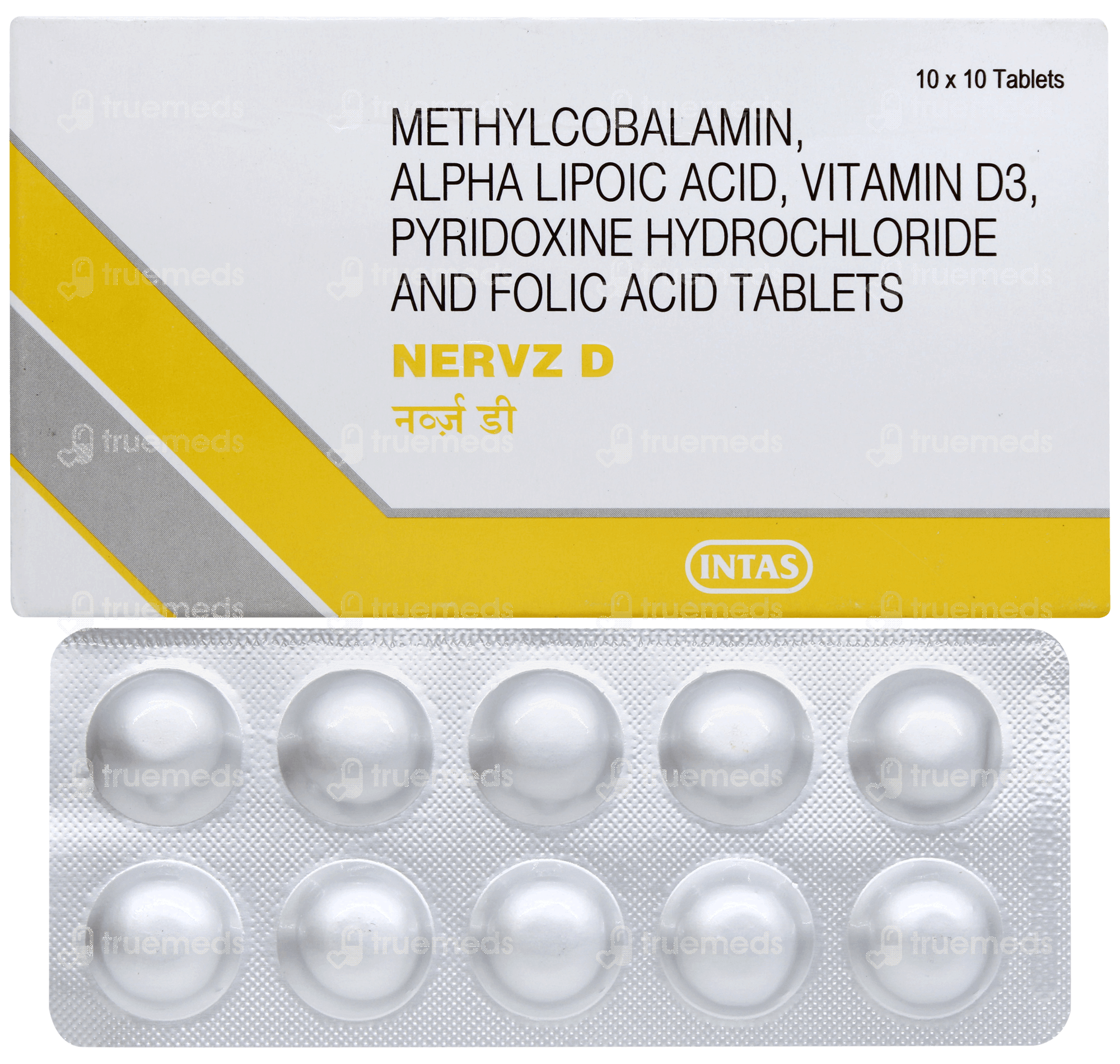 Nervz D | Order Nervz D Tablet Online at Truemeds