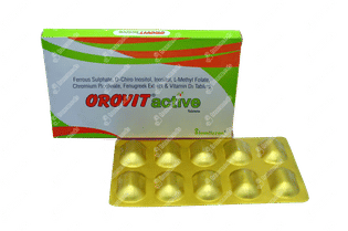 Orovit Active Tablet 10 - Uses, Side Effects, Dosage, Price | Truemeds