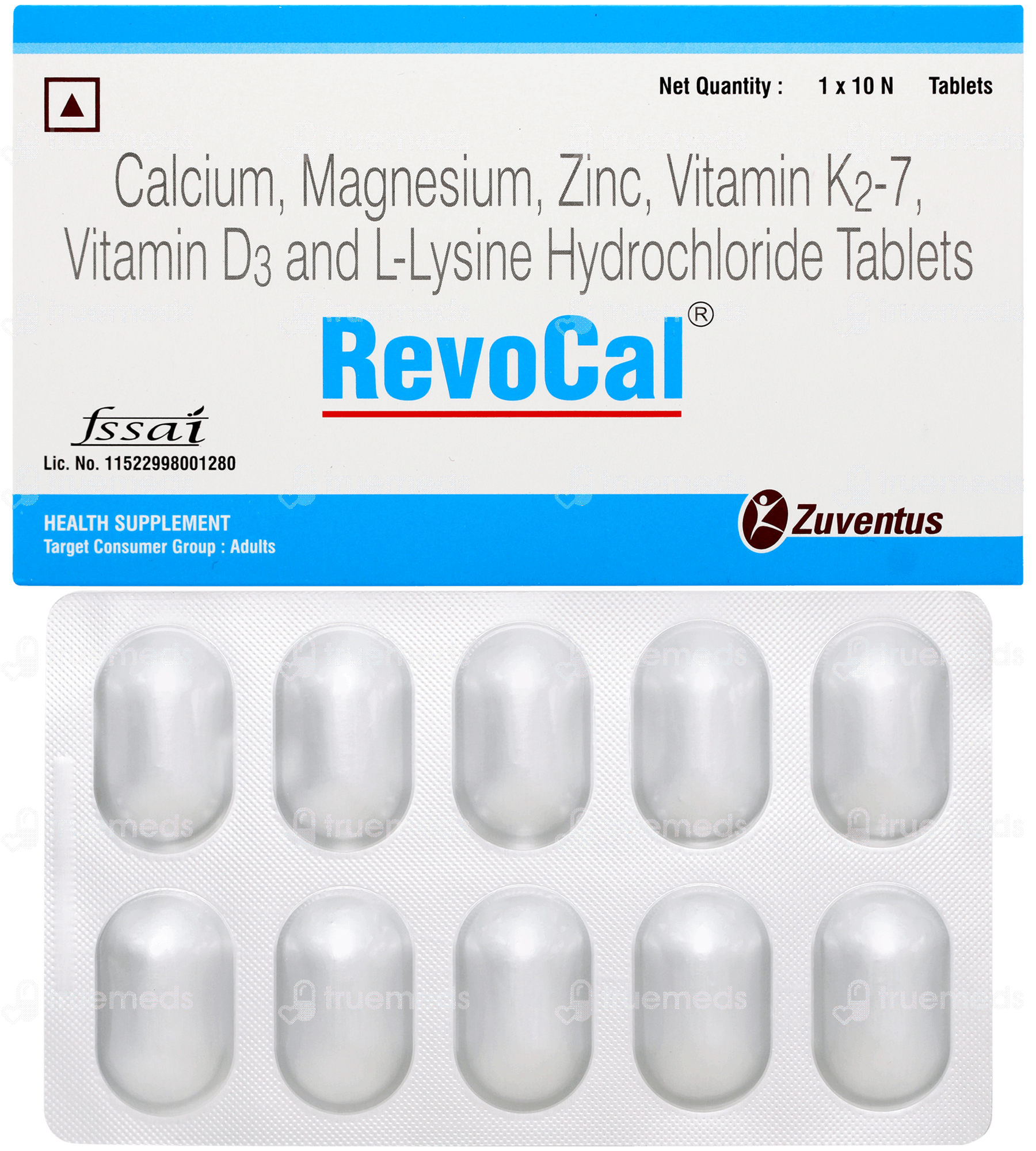 Revocal Tablet 10 - Uses, Side Effects, Dosage, Price | Truemeds