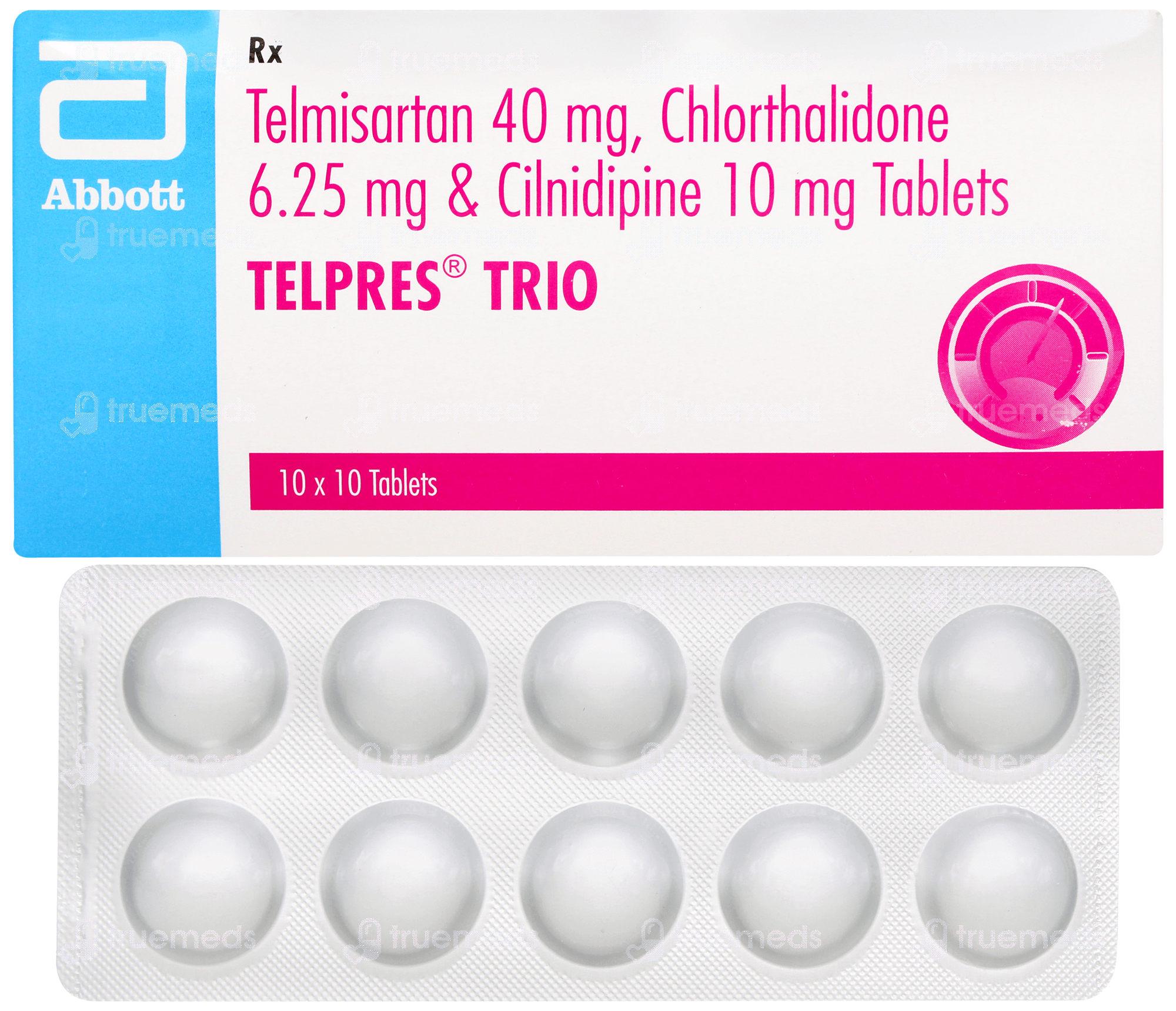 Telpres Trio 40/10/6.25 MG | Order Telpres Trio 40/10/6.25 MG Tablet ...