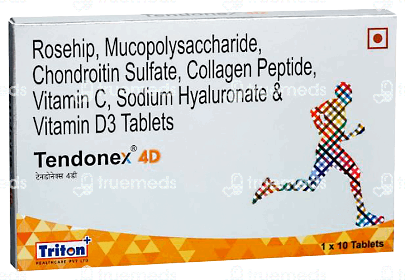 Tendonex 4d Tablet 10 - Uses, Side Effects, Dosage, Price | Truemeds