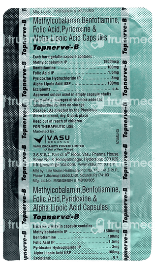 Topnerve B | Order Topnerve B Capsule Online at Truemeds