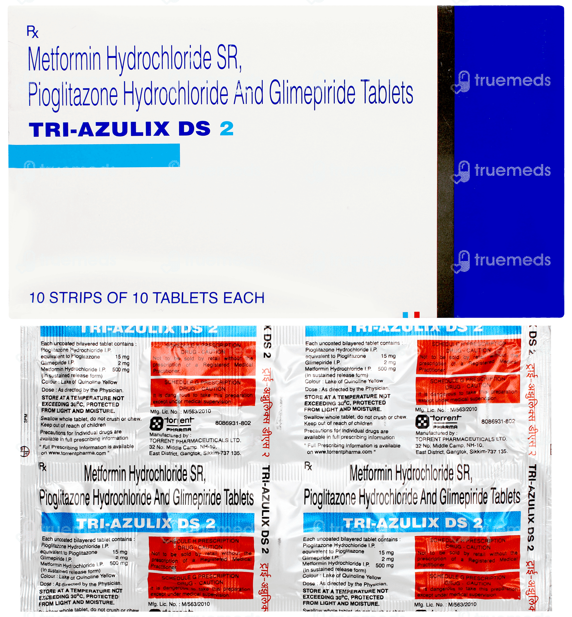 Tri Azulix Ds 2 Tablet 10: Uses, Side Effects, Price & Substitutes