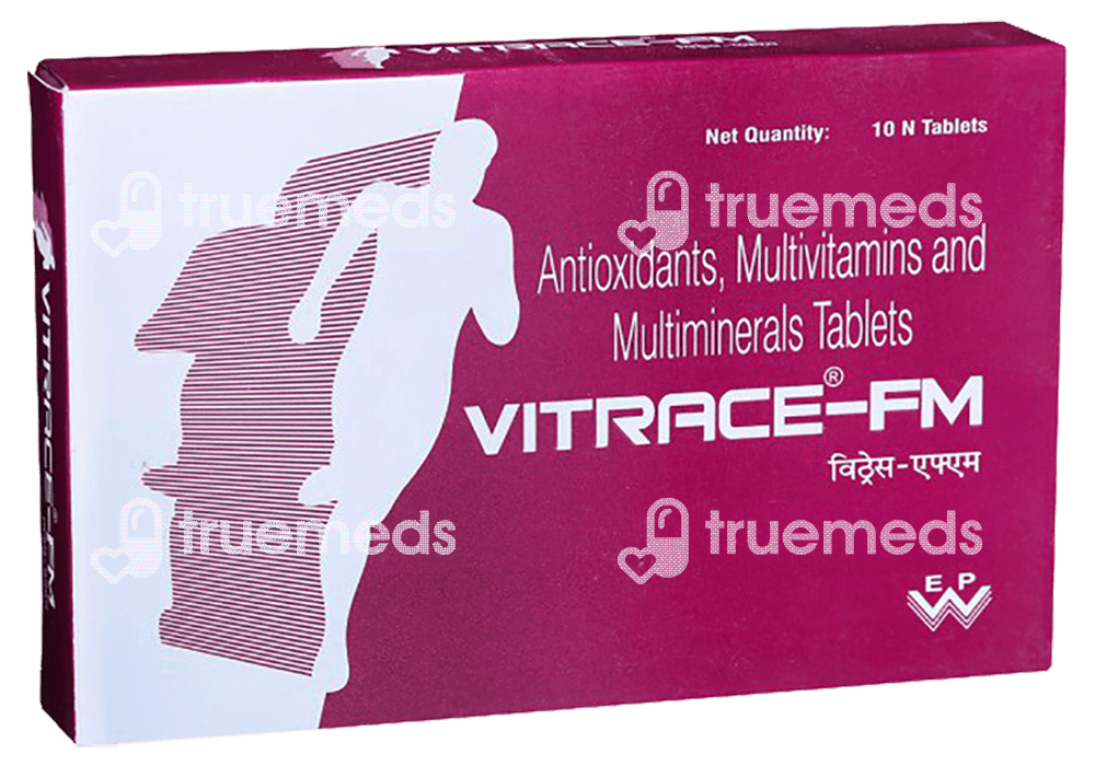 Vitrace Fm Tablet 10 - Uses, Side Effects, Dosage, Price | Truemeds