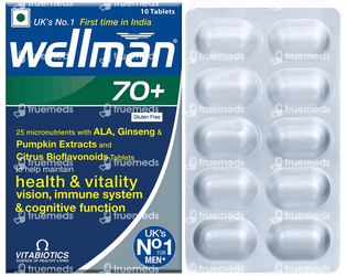 Wellman Plus 70 Mg Tablet 10 - Uses, Side Effects, Dosage, Price | Truemeds