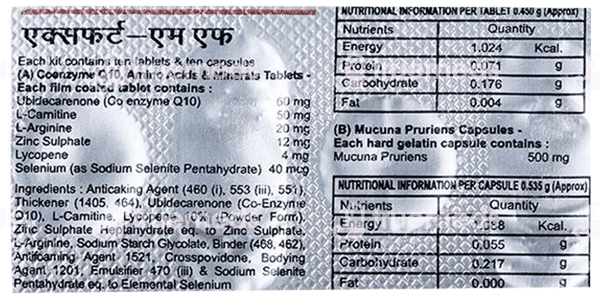 Xfert Mf Tablet 10 - Uses, Side Effects, Dosage, Price | Truemeds