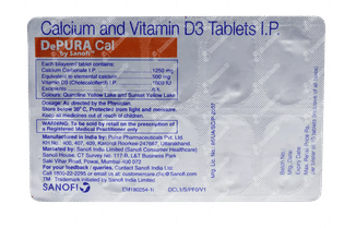 Depura Cal Tablet 10 - Uses, Side Effects, Dosage, Price | Truemeds