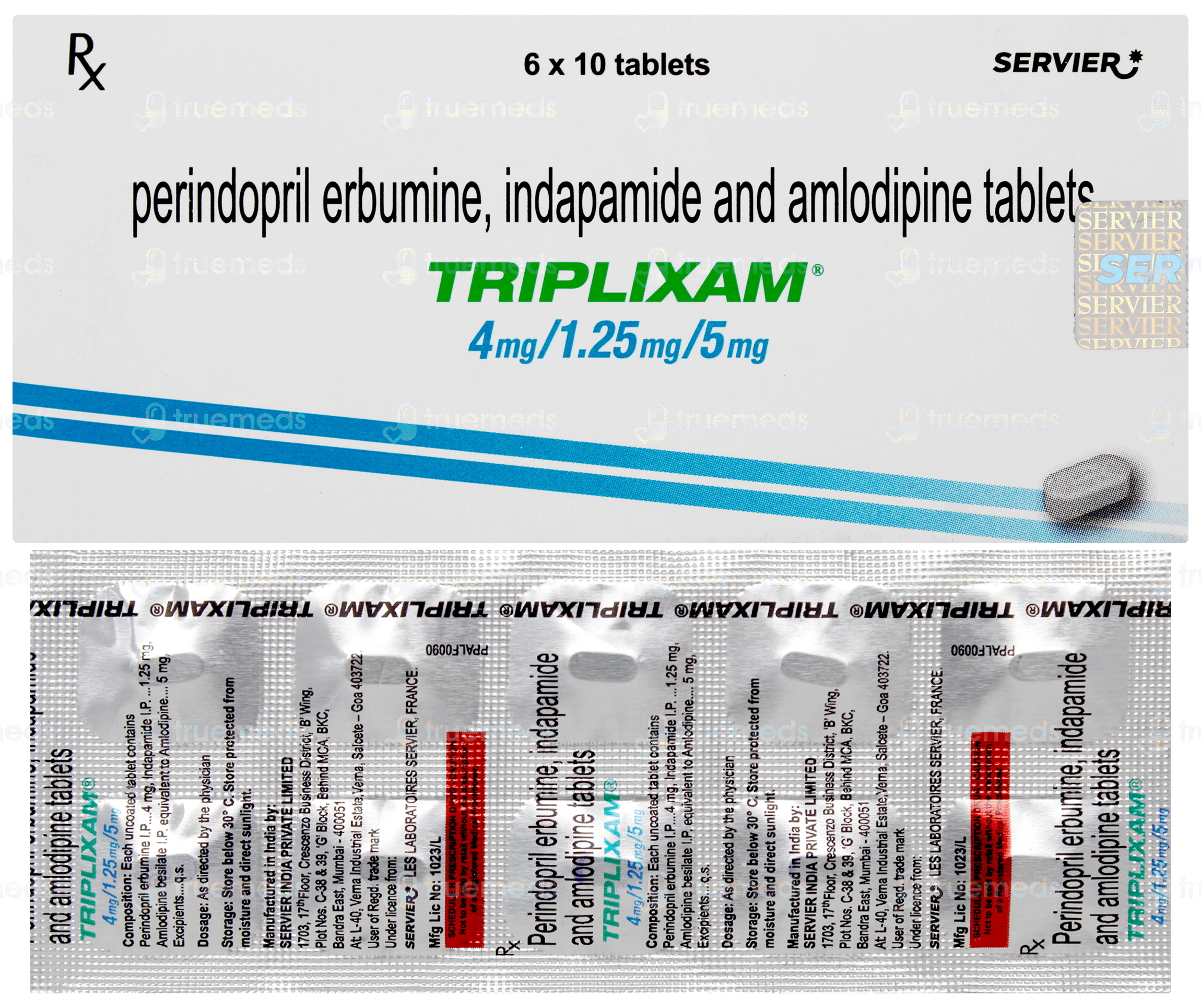 Triplixam | Order Triplixam Tablet Online at Truemeds