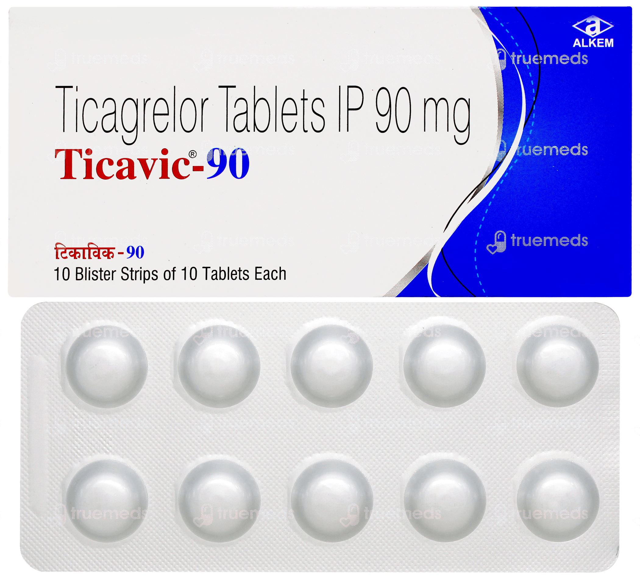 Ticavic 90 MG Tablet | Order TICAVIC 90 MG TABLET 10 Online at Truemeds
