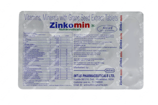 Zinkomin Tablet 15 - Uses, Side Effects, Dosage, Price | Truemeds