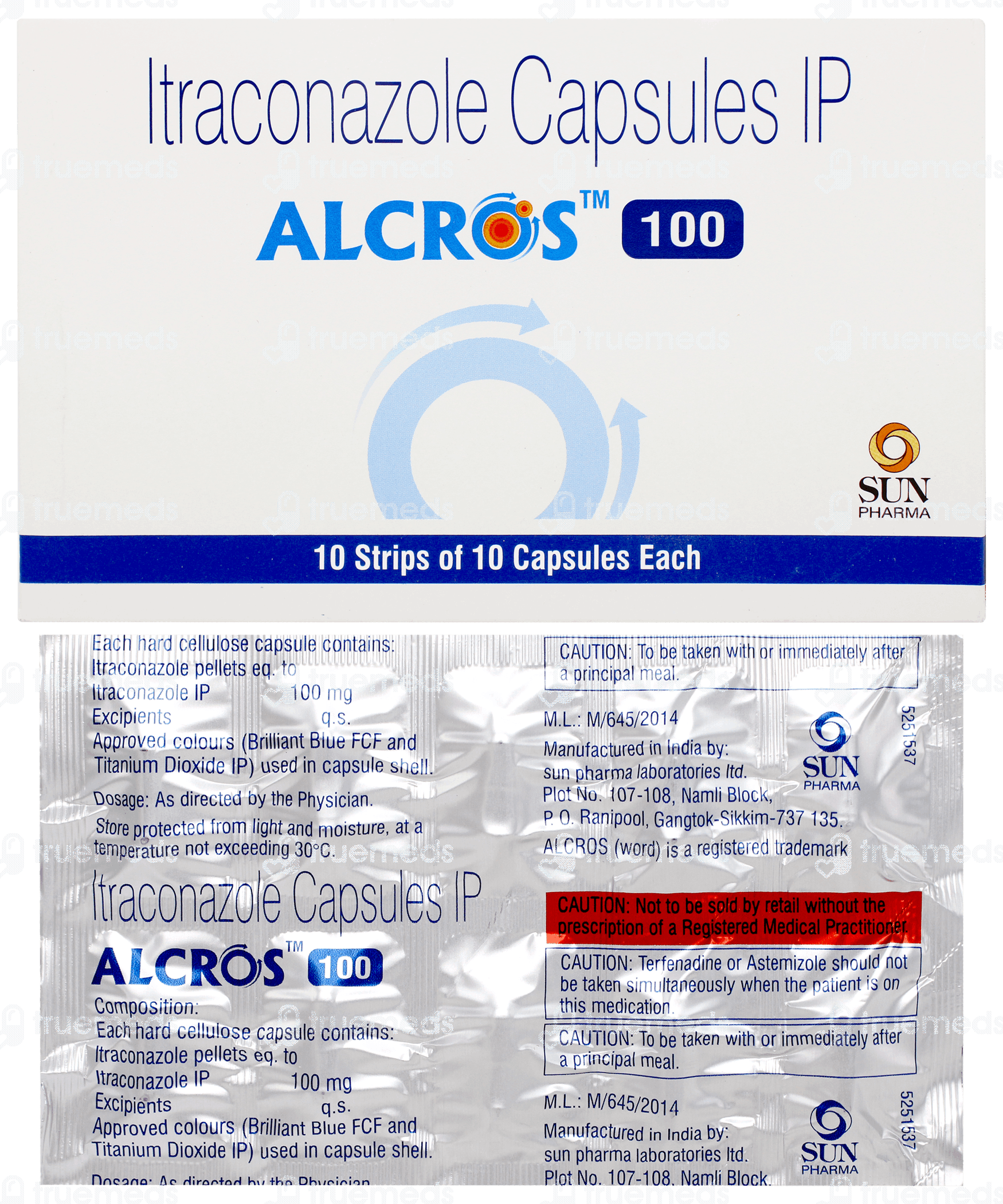 Alcros 100 Capsule 10: Uses, Side Effects, Price & Substitutes